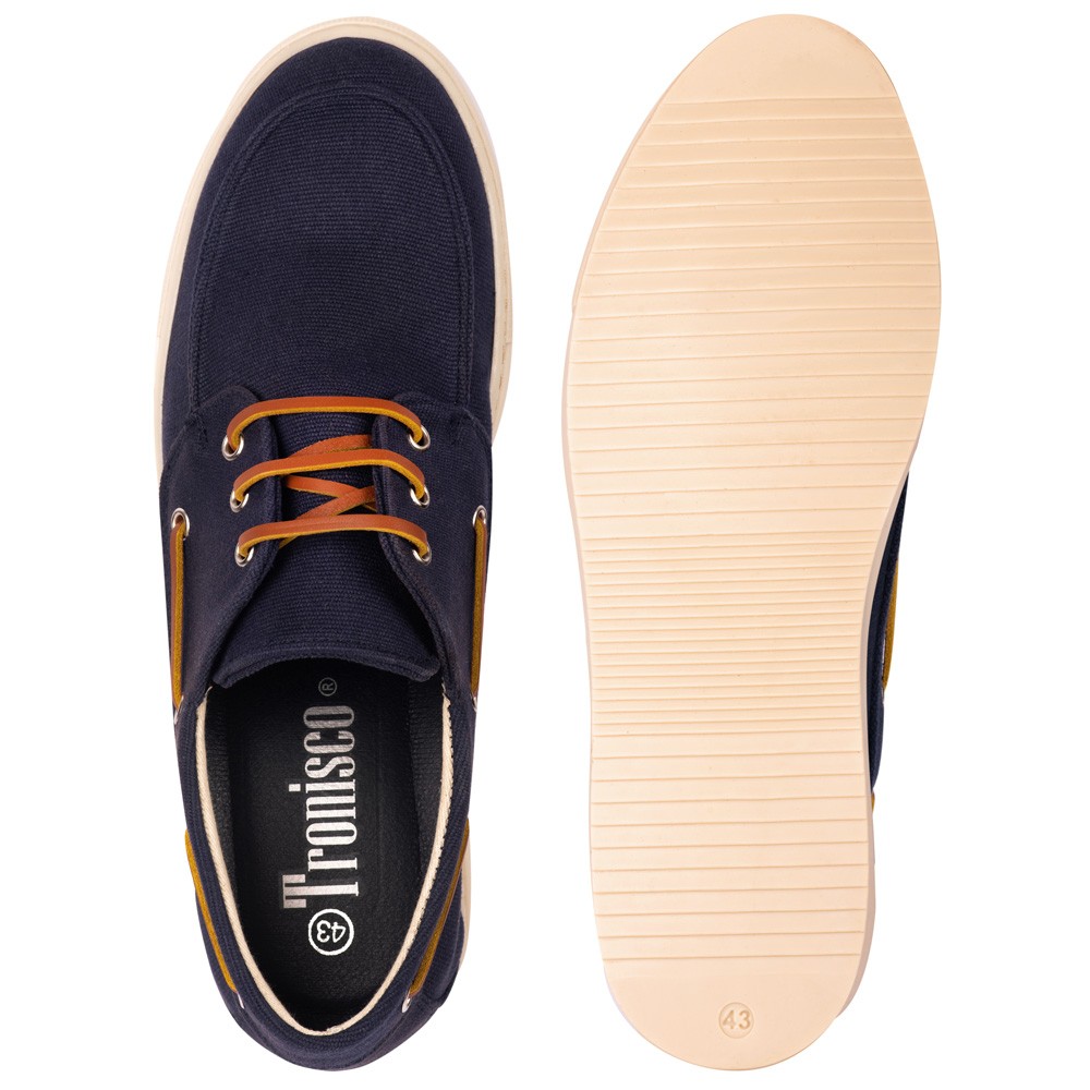 Zapatos con alzas para hombre Palermo Azul