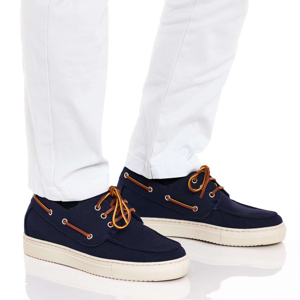 Zapatos con alzas para hombre Palermo Azul