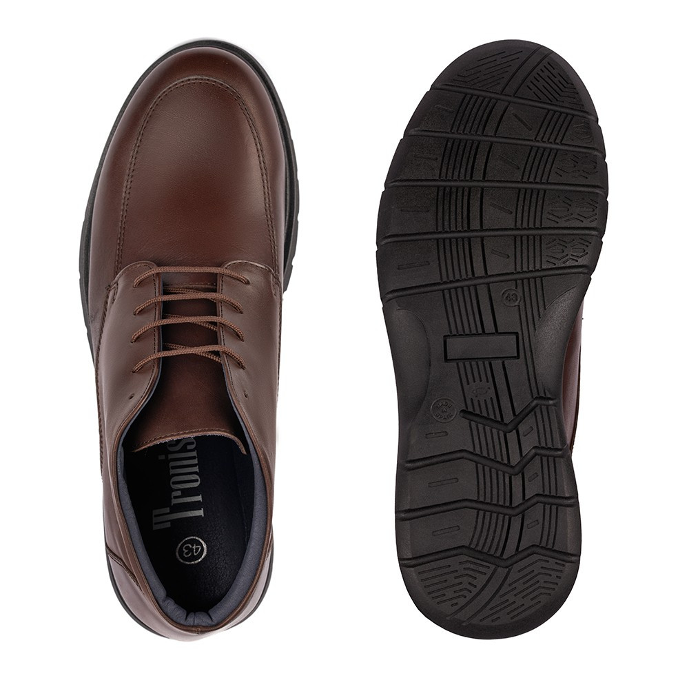 Sapatos para elevar a altura para homem Ravenna marrom
